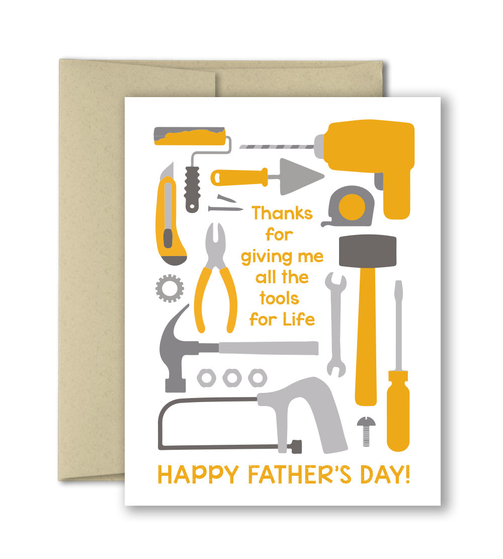 Father's Day Card - Tools for Life – The Imagination Spot
