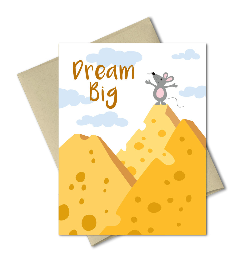 Dream Big - Encouragement Card - Congrats card – The Imagination Spot