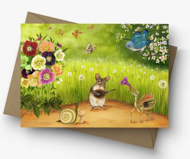 Garden Gig - Blank Greeting Card – The Imagination Spot
