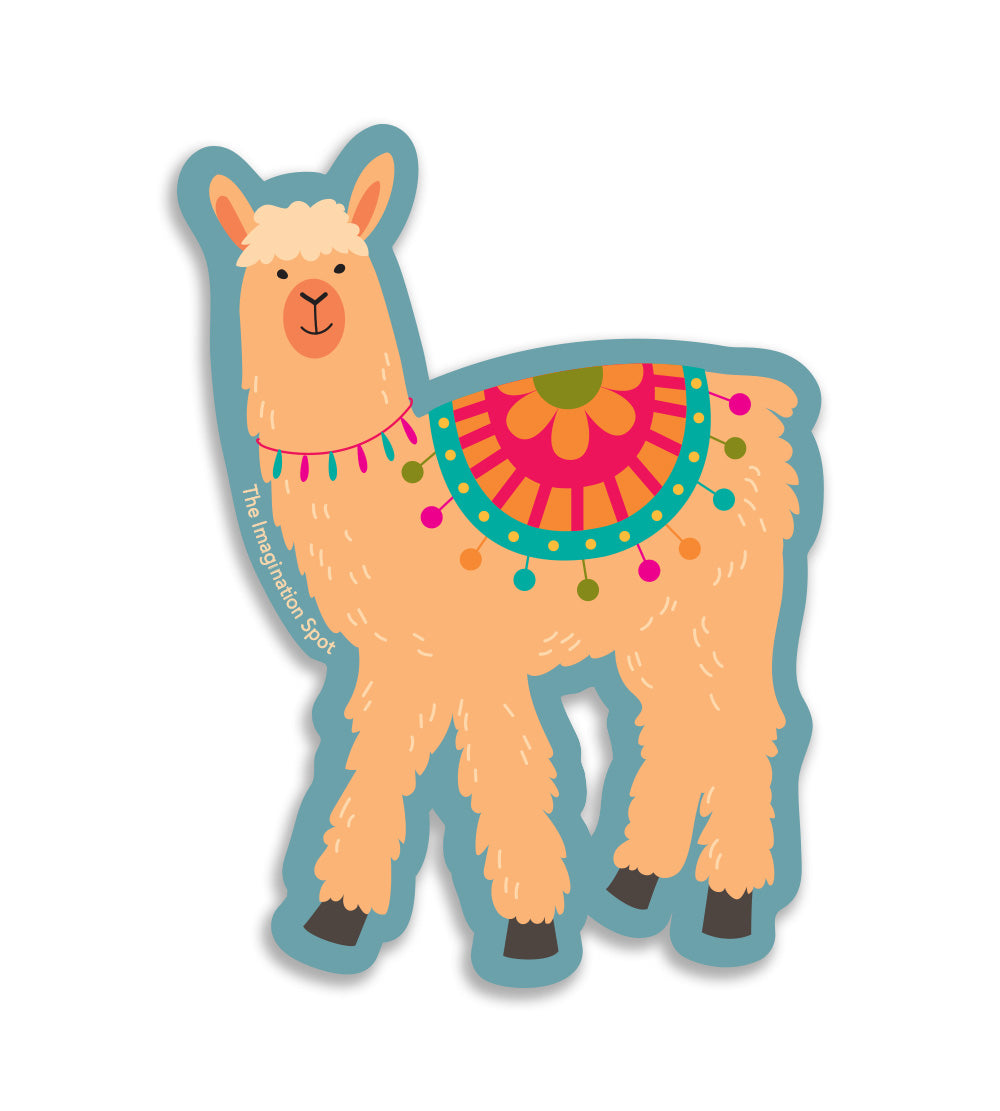 Vinyl Stickers - Llama - The Imagination Spot