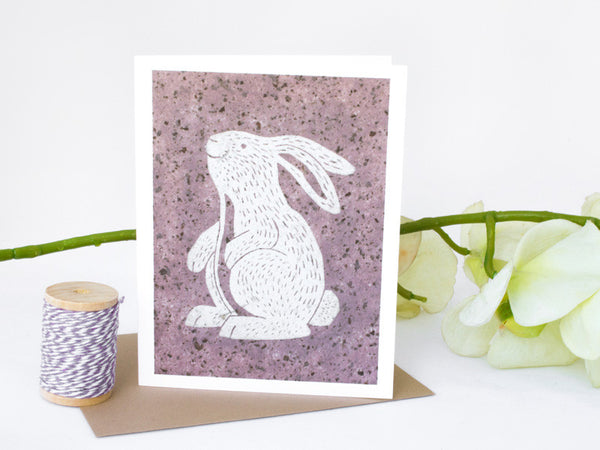 Bunny Note Card Set - Woodland Animals - Handmade Cards - The ...